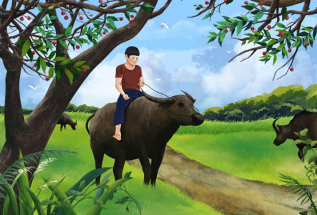 Bài thơ Con trâu đen lông mượt (Trần Đăng Khoa, 1966)